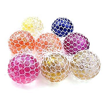 Buy PAHEL 4 mesh Ball Squeezing Ball Sensory Fidget Toys Mesh Ball ...