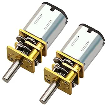 Amazon.com: DaFuRui 2 Pack DC 3V 30RPM Micro DC Geared Electric Motor ...