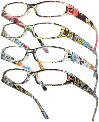 Amazon.com: Gaoye Reading Glasses for Women, 6 pack Fashion Readers for ...