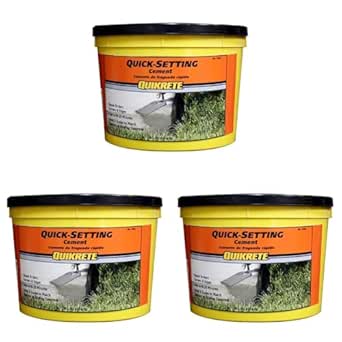 Amazon.com: Quick Setting Cement 10-15 Min 10 Lb (Pack of 3 ...