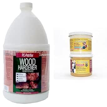 PC Products Wood Repair Bundle, PC-Petrifier Water-Based Wood Hardener ...