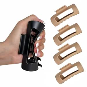 Amazon.com: Nemocon Flexible Claw Clip, Cozy Clip, 4.2in Medium Soft ...