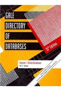 Amazon.com: Gale Directory of Databases: 9781414459493: Gale: Books