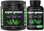 Amazon.com: NutraChamps Super Greens Berry & Super Greens Unflavored ...