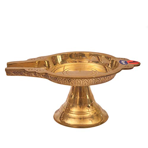 Buy Thugil Round Brass Abhishekam Stand Peedam for Hindu Statues ...