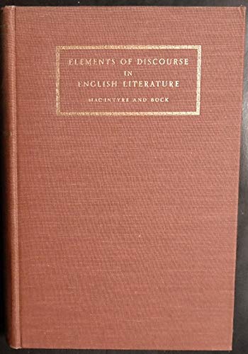 Elements of Discourse in English Literature. Examples of Descriptive ...
