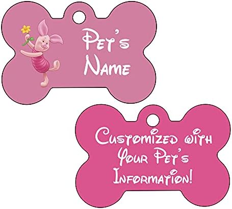 Amazon.com: Piglet | 2-Sided Pet Dog Tag | Personalized for Your Pet ...