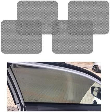 Suvnie 4PCS Car Side Window Sunshade, Static Cling Auto Shade Sticker ...