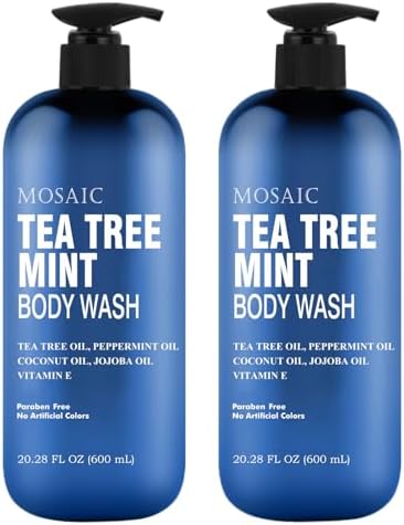 Amazon.com: RENPURE Tea Tree & Mint Body Wash - Cleanses, Invigorates ...