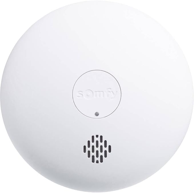 somfy Detector de humo conectado, sirena 85dB, compatible con Home ...