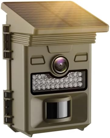 Generic Solar Powered Wildlife Camera 24MP 1080p - Trail 2500mAh Built ...