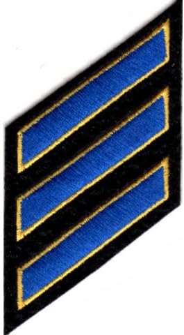 Amazon.com: Uniform Service Hash Marks - Royal Blue/White Stripes on ...
