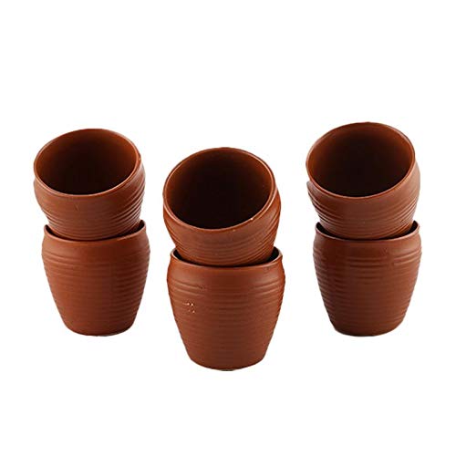 Buy Real Nature Earthen Glazed Terracotta Chai Cup (Tea Cup ...