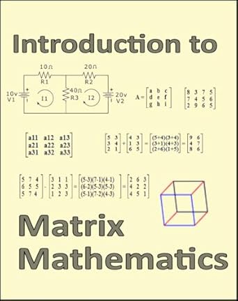 Amazon.com: Introduction to Matrix Mathematics eBook : Bucaro, Stephen ...
