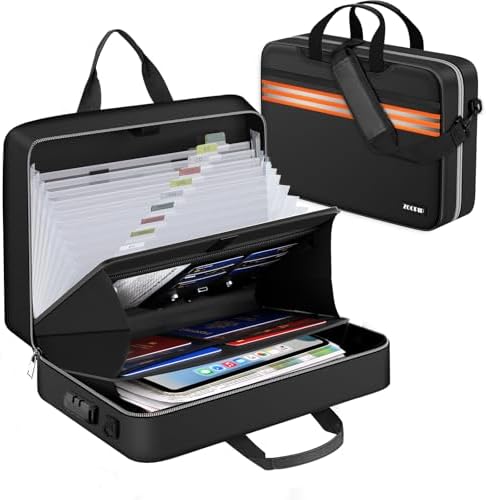 Amazon.com: BroadFDO Fireproof & Waterproof Accordion File Organizer ...