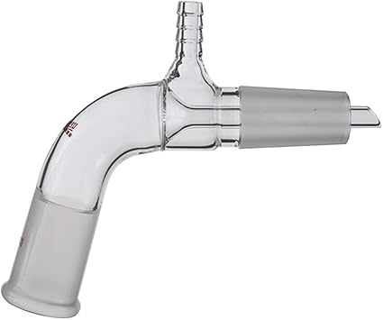 Amazon.co.jp: Tansoole Glass Vacuum Take Off Adapter, 105° Bent, Short ...