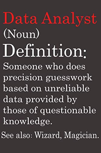 Data Analyst: Funny job definition precision guesswork meaning for Boss ...