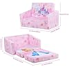 Amazon.com: decalsweet Foldable Kids Sofas Couch 2 in 1 Children ...