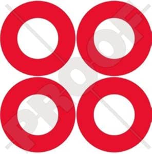 Amazon.com: DENMARK Danish AirForce Aircraft Roundel 2" (50mm) Vinyl ...