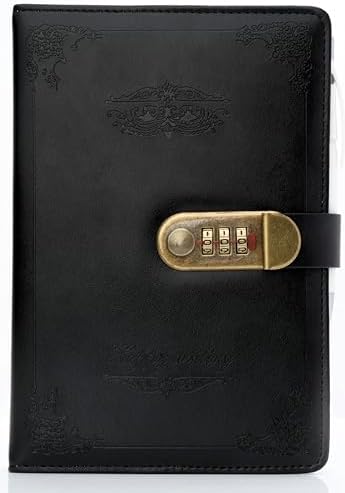 BOLDSTUFF Personal Diary With Lock For Unisex and Pen, Waterproof ...