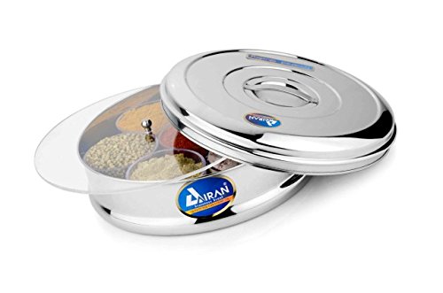 Airan Stainless Steel Masala Box, 100Ml, 1 Piece, Silver : Amazon.in ...