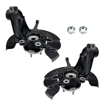 Amazon.com: Front Left & Right Steering Knuckle Assembly with Wheel ...