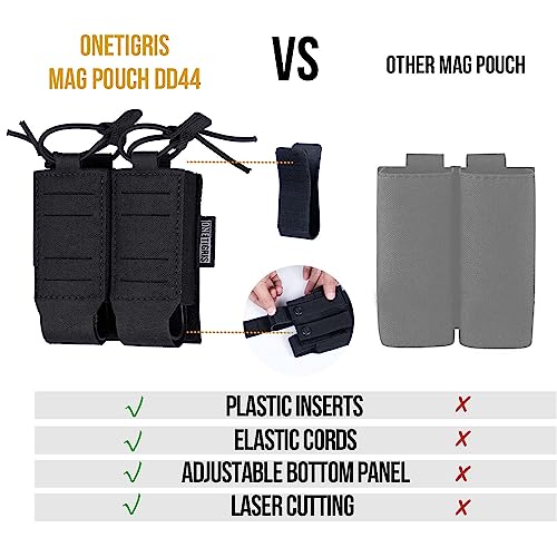 Snapklik.com : OneTigris Pouch DD44 - MOLLE Double Pouch Quick Release