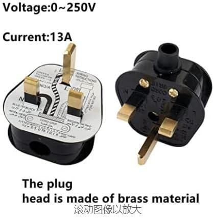 Shoppawhile 3 Pack Plugs 3 Pin 13Amp Fused 250V 3 Pin Plug UK Mains ...