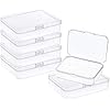 Amazon.com: MFDSJ 6 Pcs Mini Plastic Storage Containers Box with Lid, 4 ...