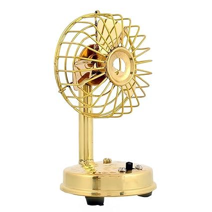 Buy RAS Deco Brass Made Mini Decorative Table Fan/Miniature Table Fan ...