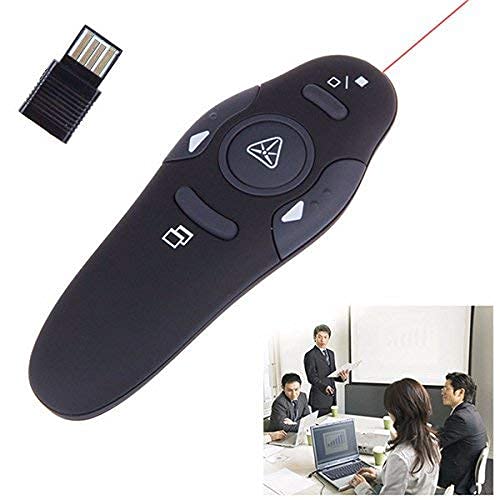 atdaraz 2.4GHz Wireless Remote Control Presenter Presentation USB Laser ...
