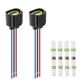 Amazon.com: UTSAUTO 9008 H13 Wire Connectors Female Adapter Wiring ...