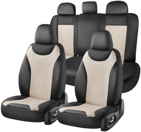 Amazon.com: Coverado Front and Back Seat Covers, 5-Pack Universal Seat ...