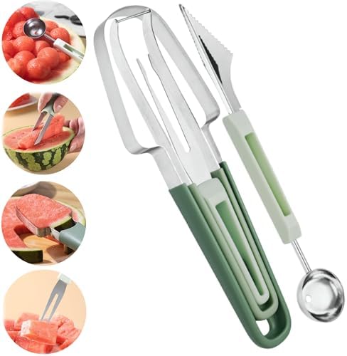 Amazon.com: 3-in-1 Watermelon Cutter Slicer Tool, Watermelon Stainless ...