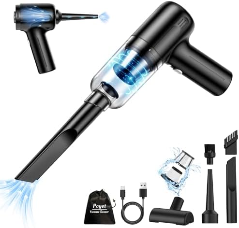 AKOFIC Cordless Car Vacuum Cleaner, 9000PA Powerful 3 in 1 Rechargeable ...