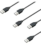 Amazon.com: USB 3.0 Male to Male Cable Heavy Duty - 5 Feet Double Sided ...