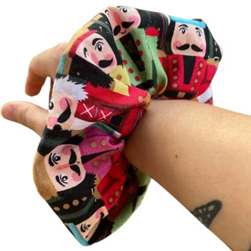 Amazon.com: The Nutcracker Christmas Scrunchie Hair tie Ponytail ...