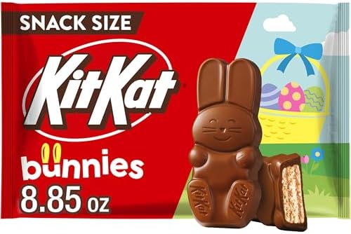 Amazon.com : KIT KAT Milk Chocolate Wafer Snack Size Bunnies, Easter ...