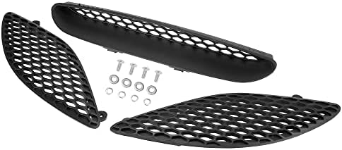 Amazon.com: X AUTOHAUX Front Hood Bezel Vent Trim Hood Scoop Grille Kit ...