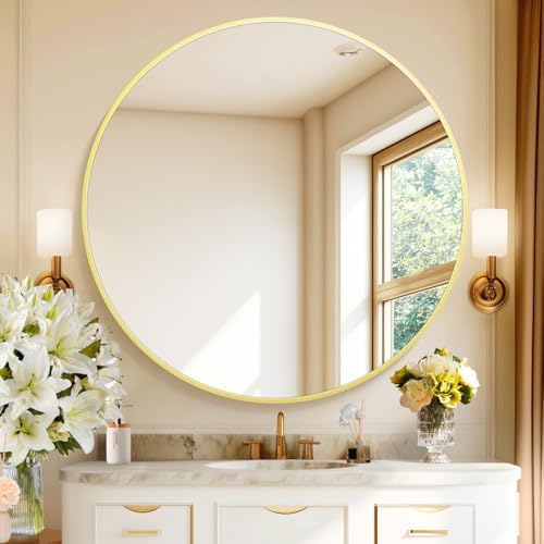 Amazon.com: Uttermost 09781 Dandridge - Round Mirror-42 Inches Tall and ...