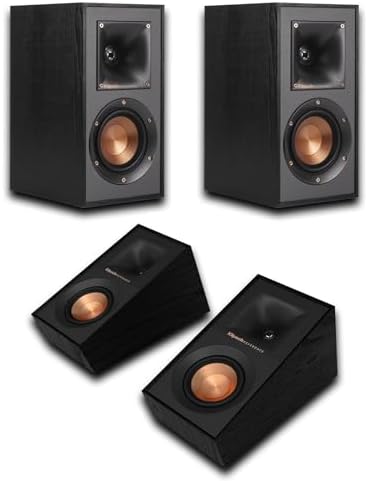 Amazon.com: Klipsch Reference R-41M Bookshelf Speakers (Pair) & R-40SA ...