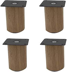 Amazon.com: Table Legs, Set of 4 Wooden 10cm 15cm 20cm Solid Wood ...
