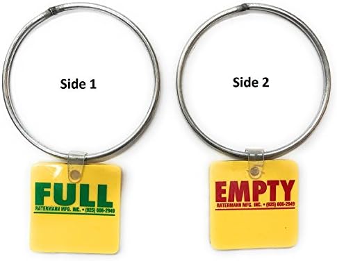 Amazon.com : Full, in Use, Empty Cylinder Tags - Gas Tank Label - Pack ...