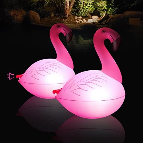 Amazon.com : Cootway Solar Floating Pool Lights, 15 Inch Solar Color ...