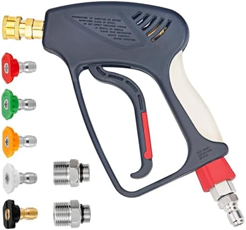Amazon.com: Short Pressure Washer Gun | Stubby Pressure Washer Gun with ...