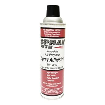 Spray Rite Heavy Duty All-Purpose Spray Adhesive, Low Odor & Water ...