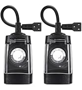 Amazon.com: G-ELEK Outdoor Timer Waterproof, 24 Hour Light Timer ...