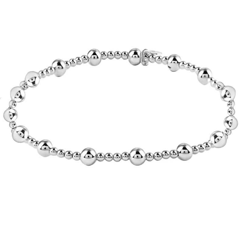 Amazon.com: Sterling Silver Bracelets for Women - Exudes Beauty And ...
