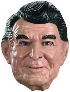 Amazon.com: Disguise Unisex Adult President Ronald Reagan Costume Mask ...