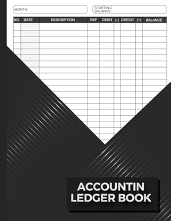 Amazon.com: Accounting Ledger Book: Simple Log Book for Small Business ...